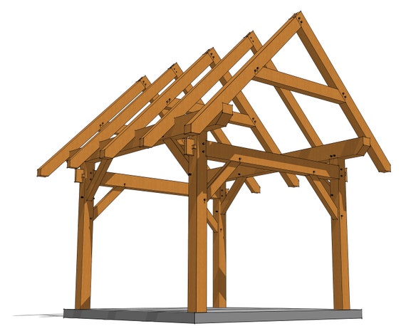 12x12 Timber Frame - Etsy
