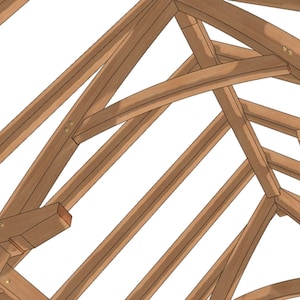 16×24 Cruck Timber Frame - Etsy