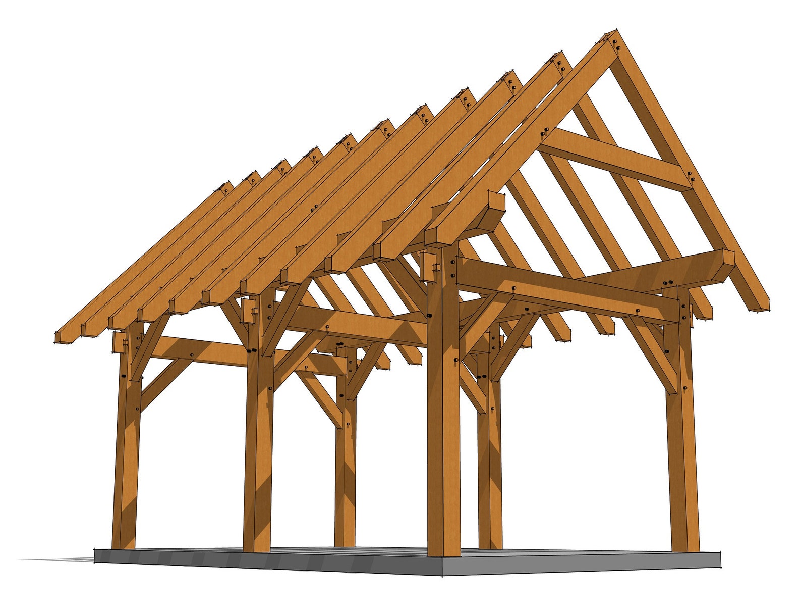 12x20 Timber Frame - Etsy