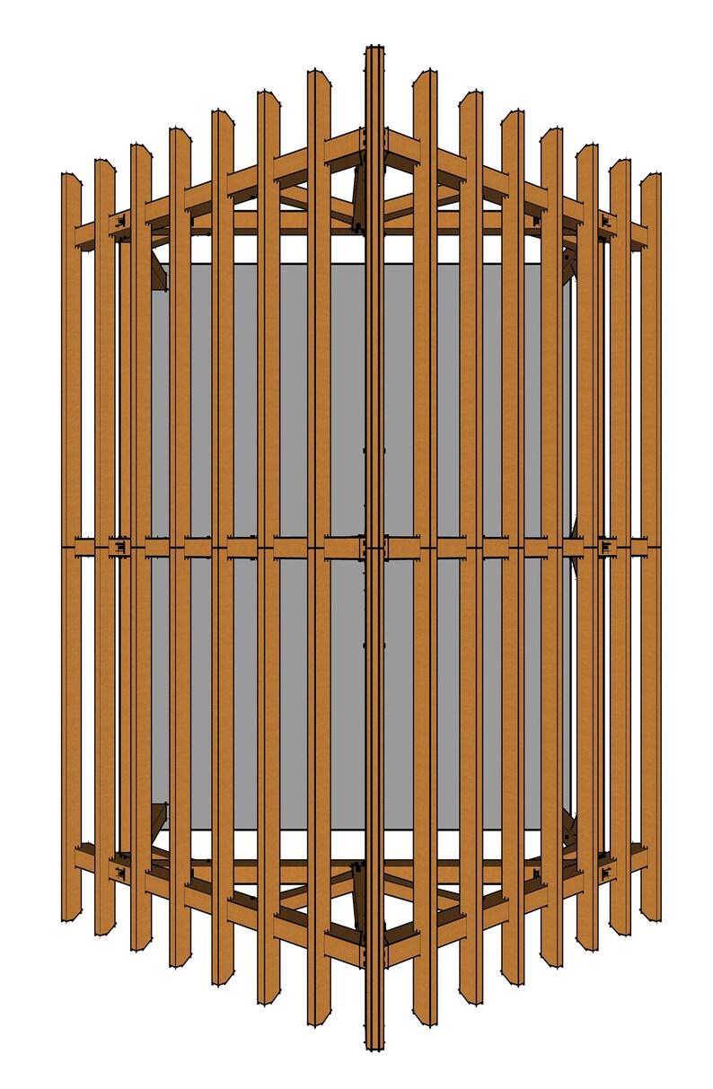 18x24 Timber Foot Timber Frame Pavilion Plan - Etsy