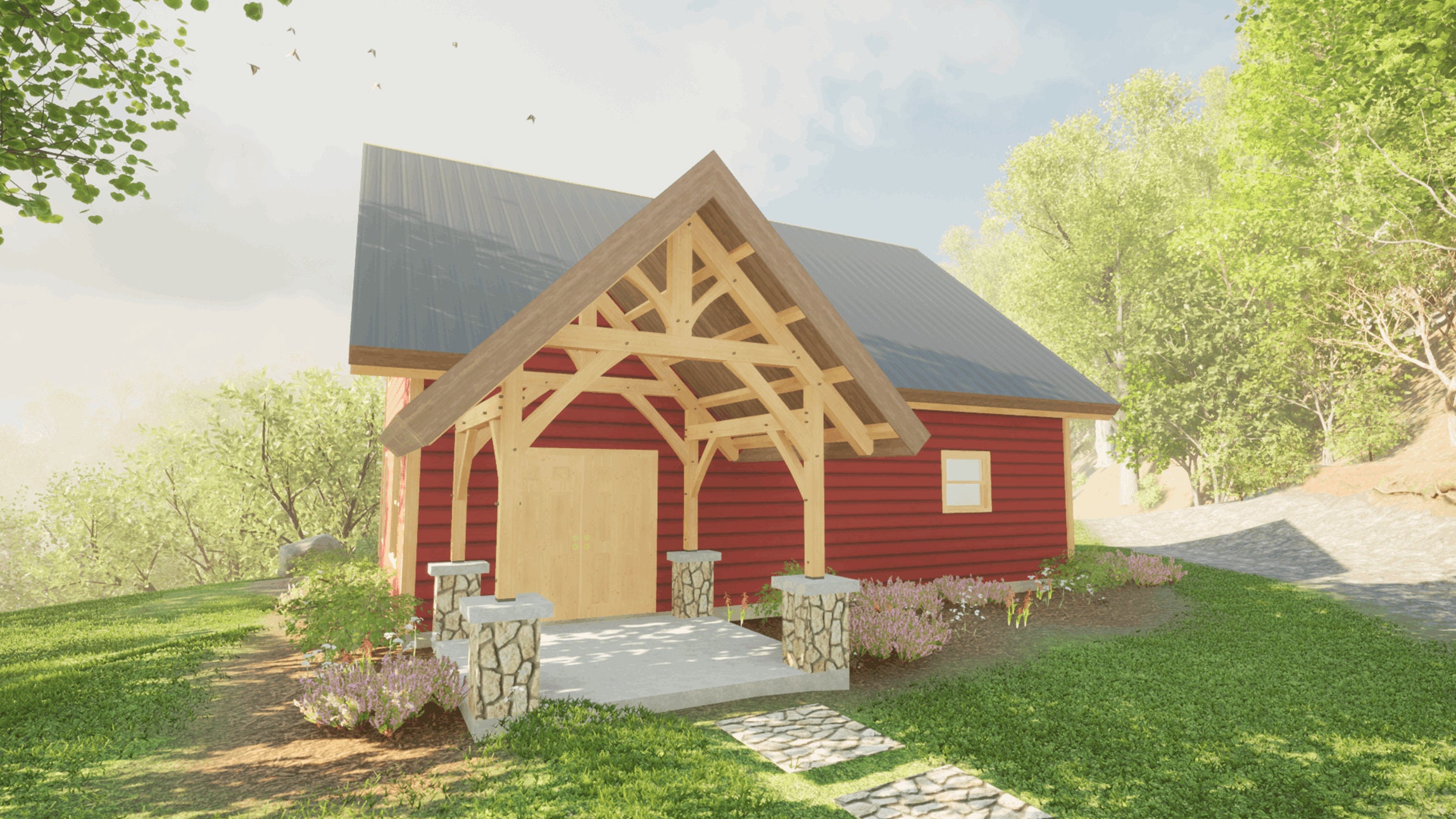 24×36 Saltbox Cabin - Etsy