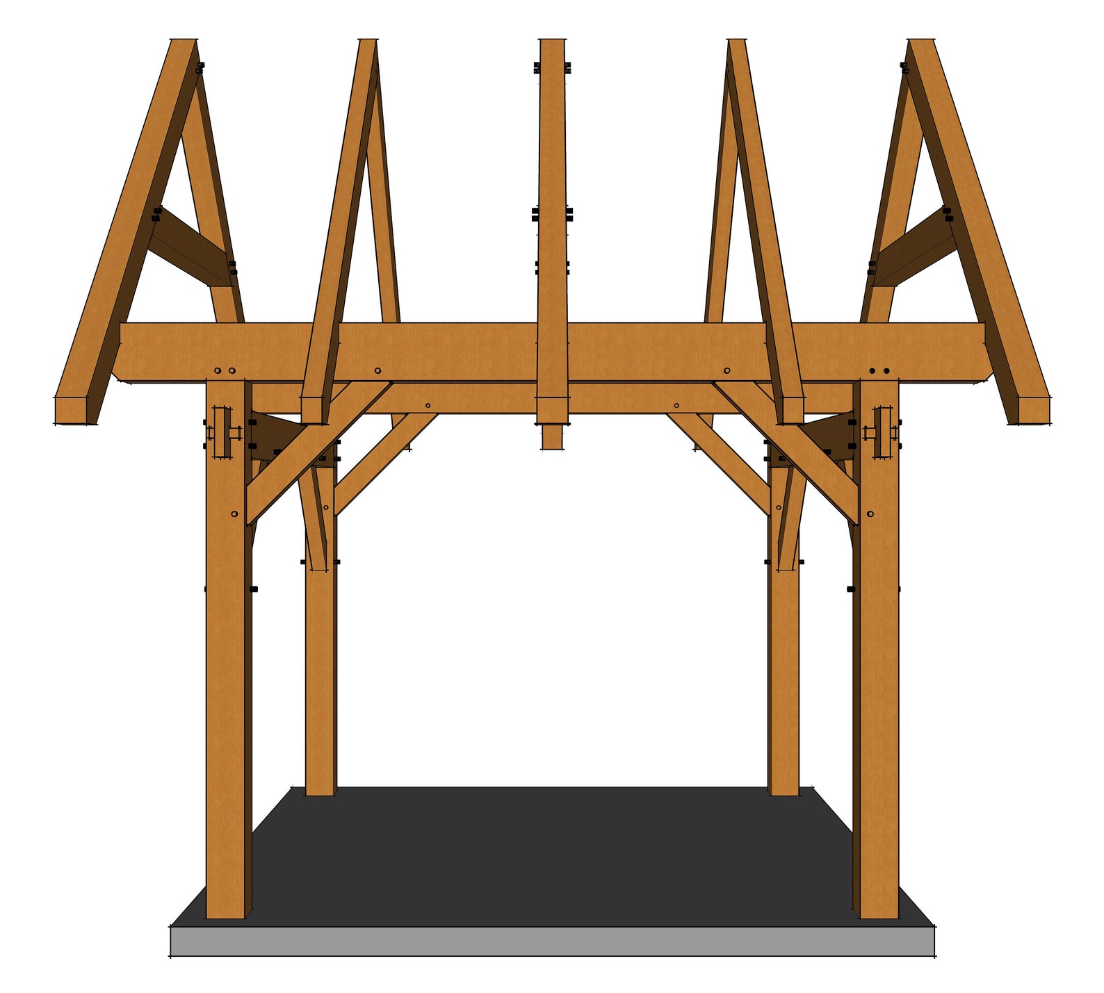 12x12 Timber Frame - Etsy