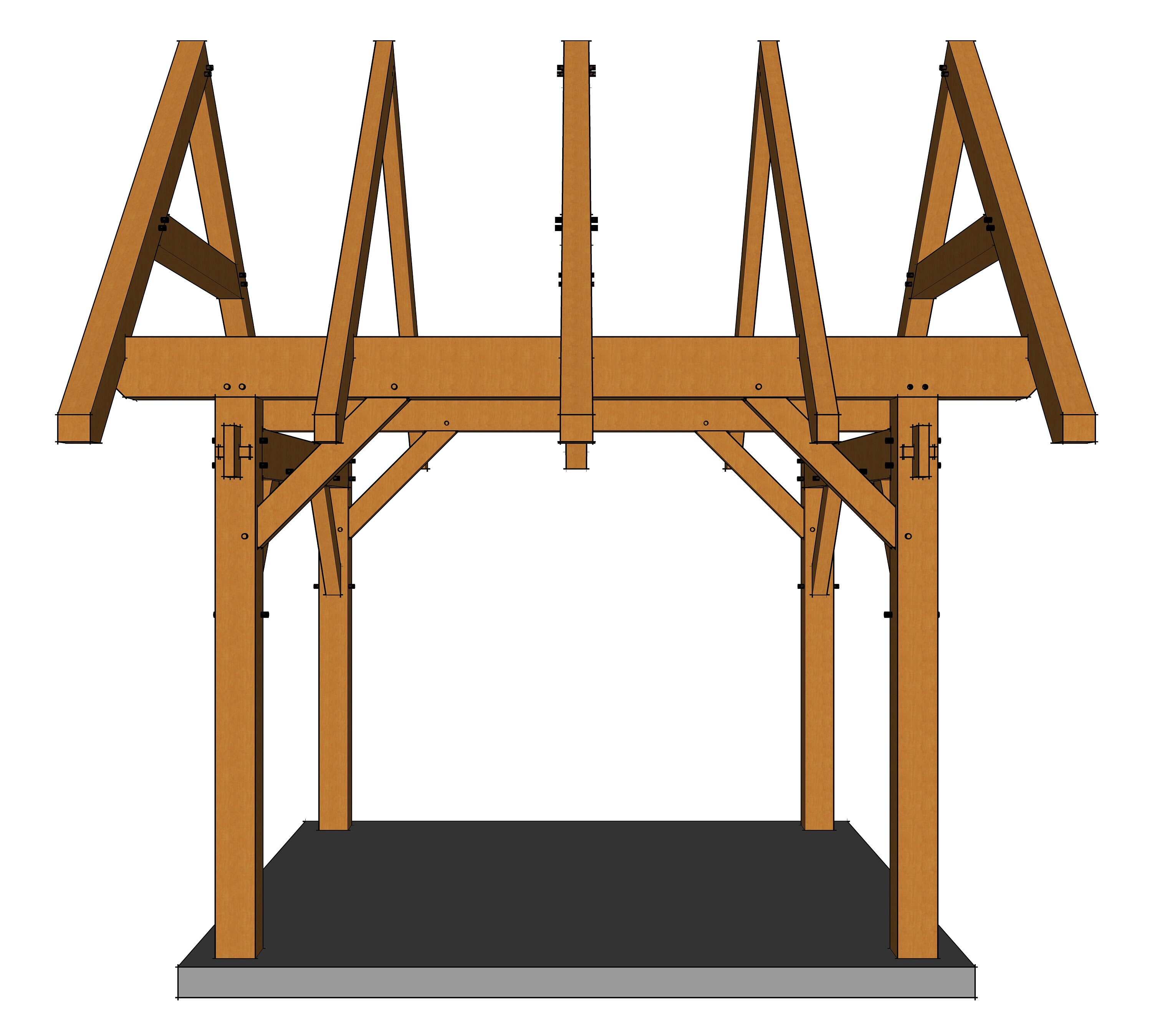 12x12 Timber Frame - Etsy