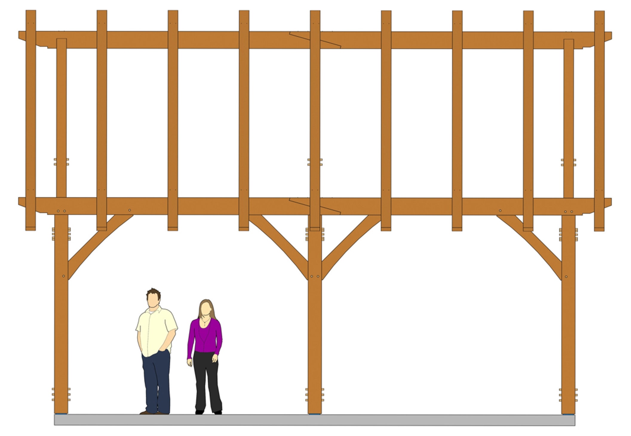 16×24 Cruck Timber Frame - Etsy