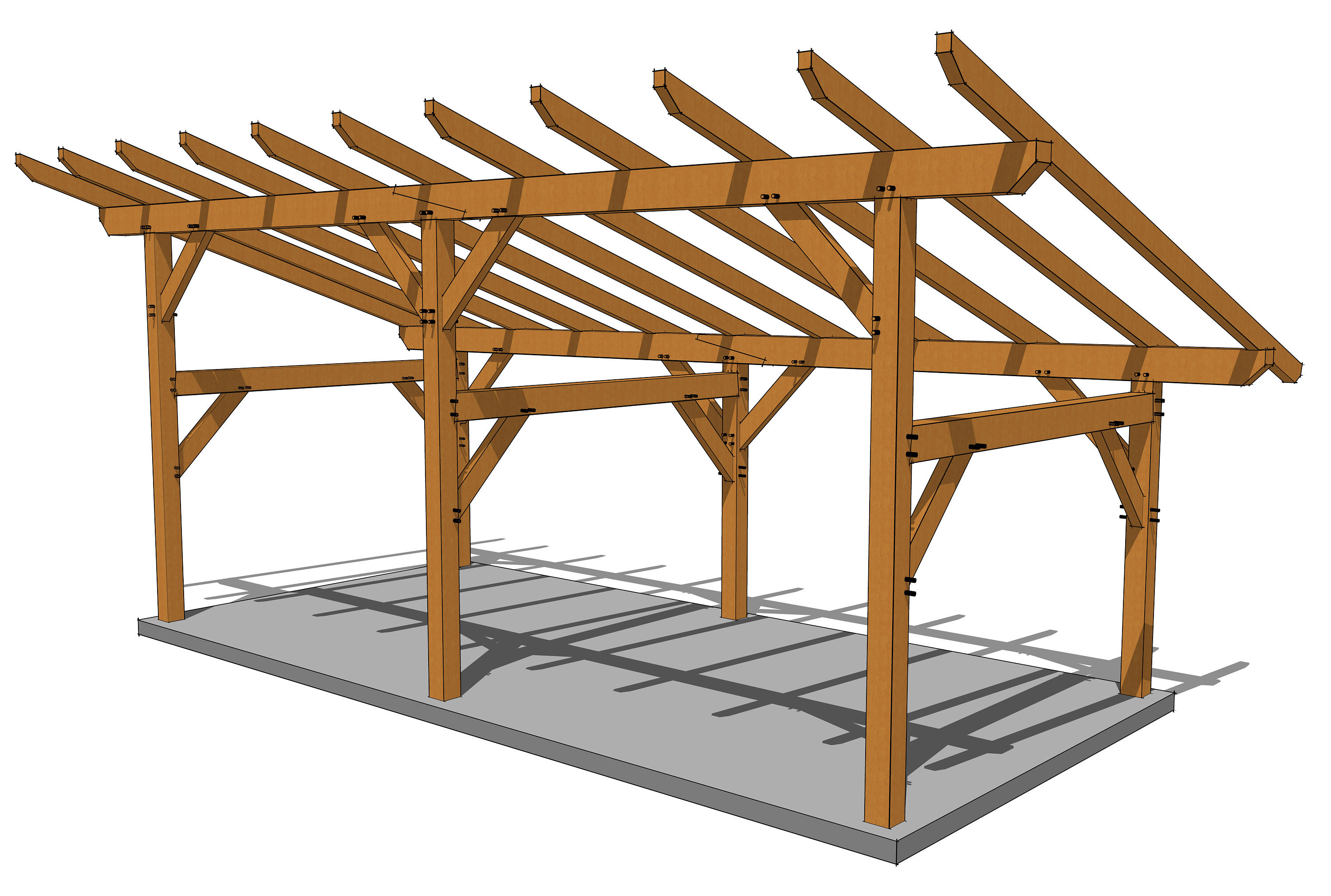 14×30 Timber Frame Shed - Etsy
