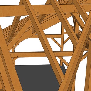 14×28 Winged Shed Pavilion - Etsy