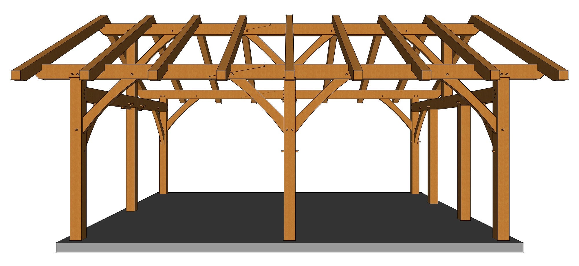 18x24 King Post Plan - Etsy