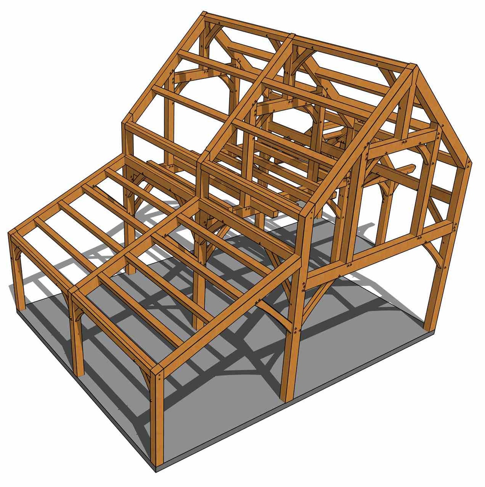 24×30 Timber Frame Cabin - Etsy