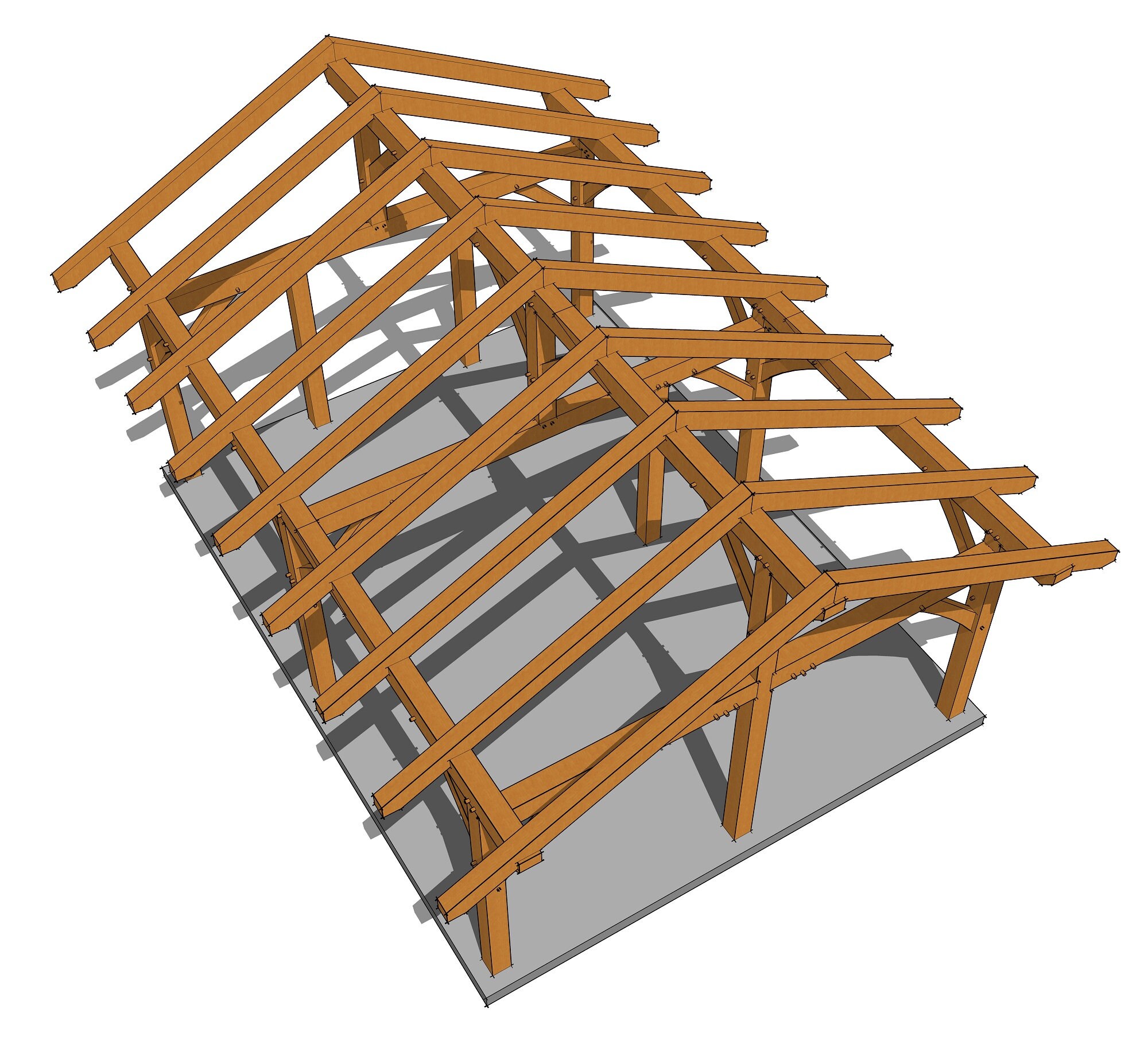 18x24 King Post Plan - Etsy