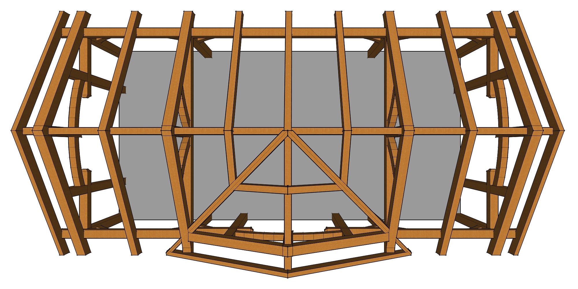 16x32 Timbered Pavilion Etsy