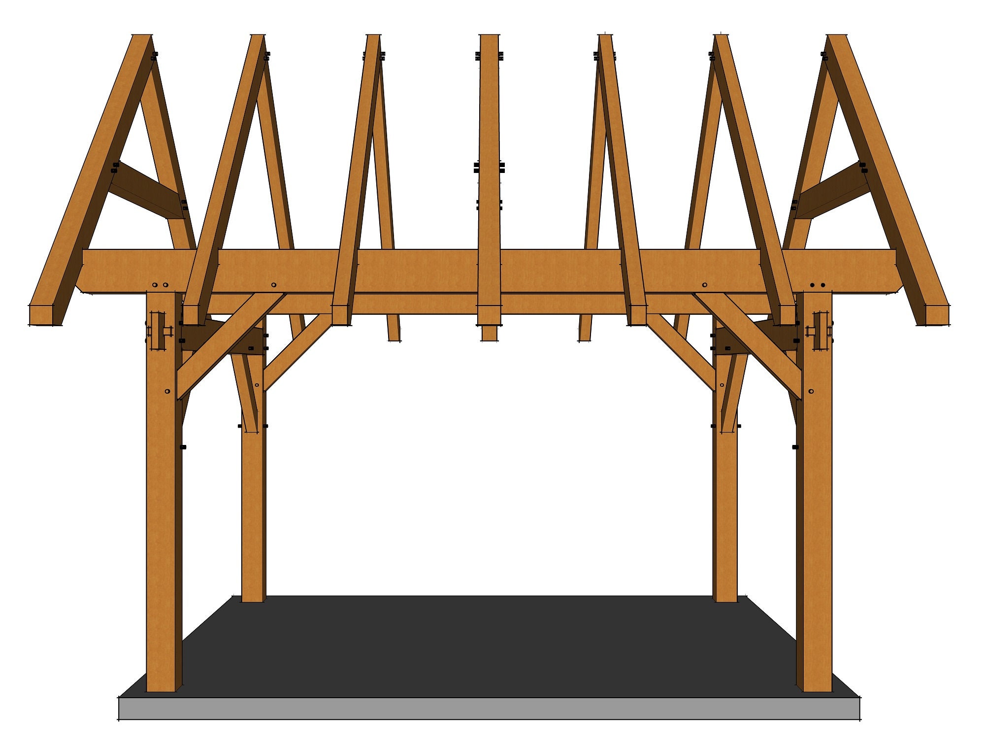 12x16 Timber Frame - Etsy