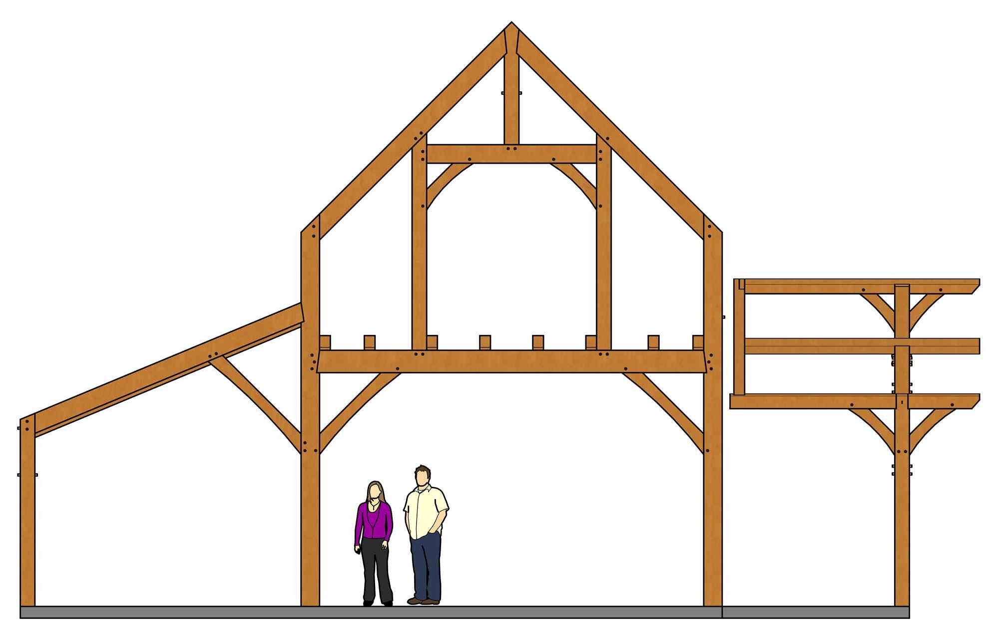 24×30 Timber Frame Cabin - Etsy