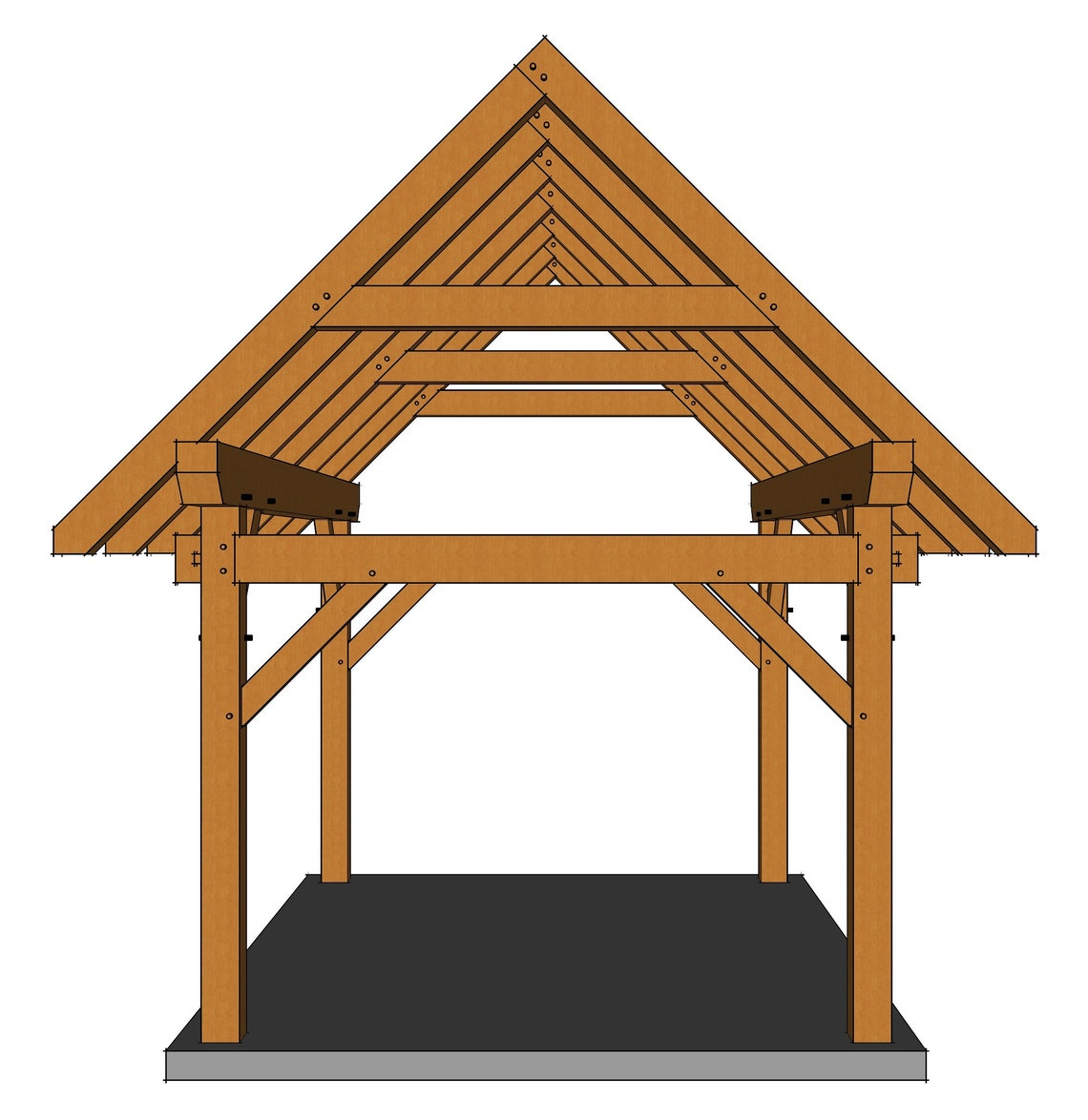 12x16 Timber Frame - Etsy