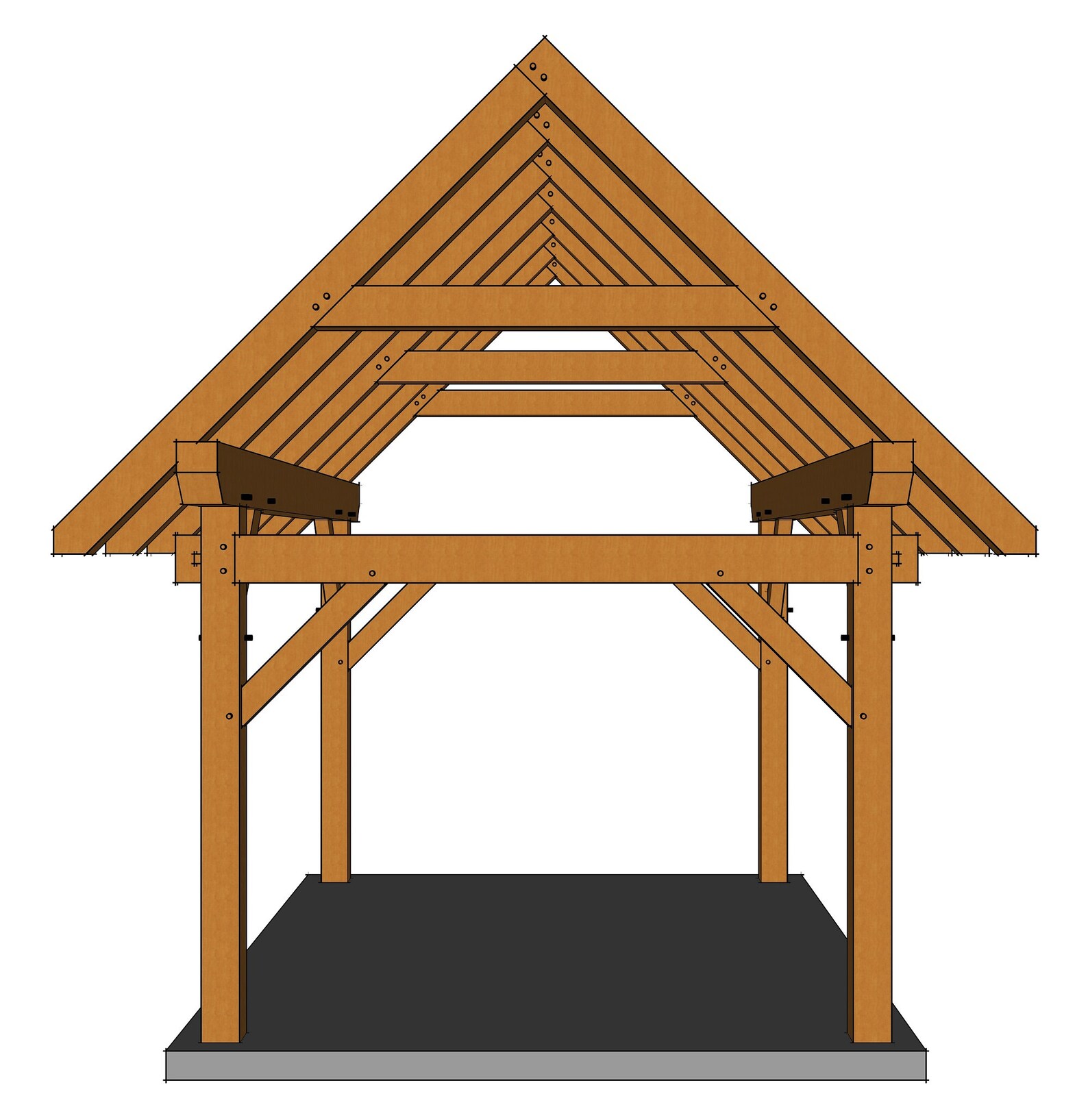 12x16 Timber Frame - Etsy