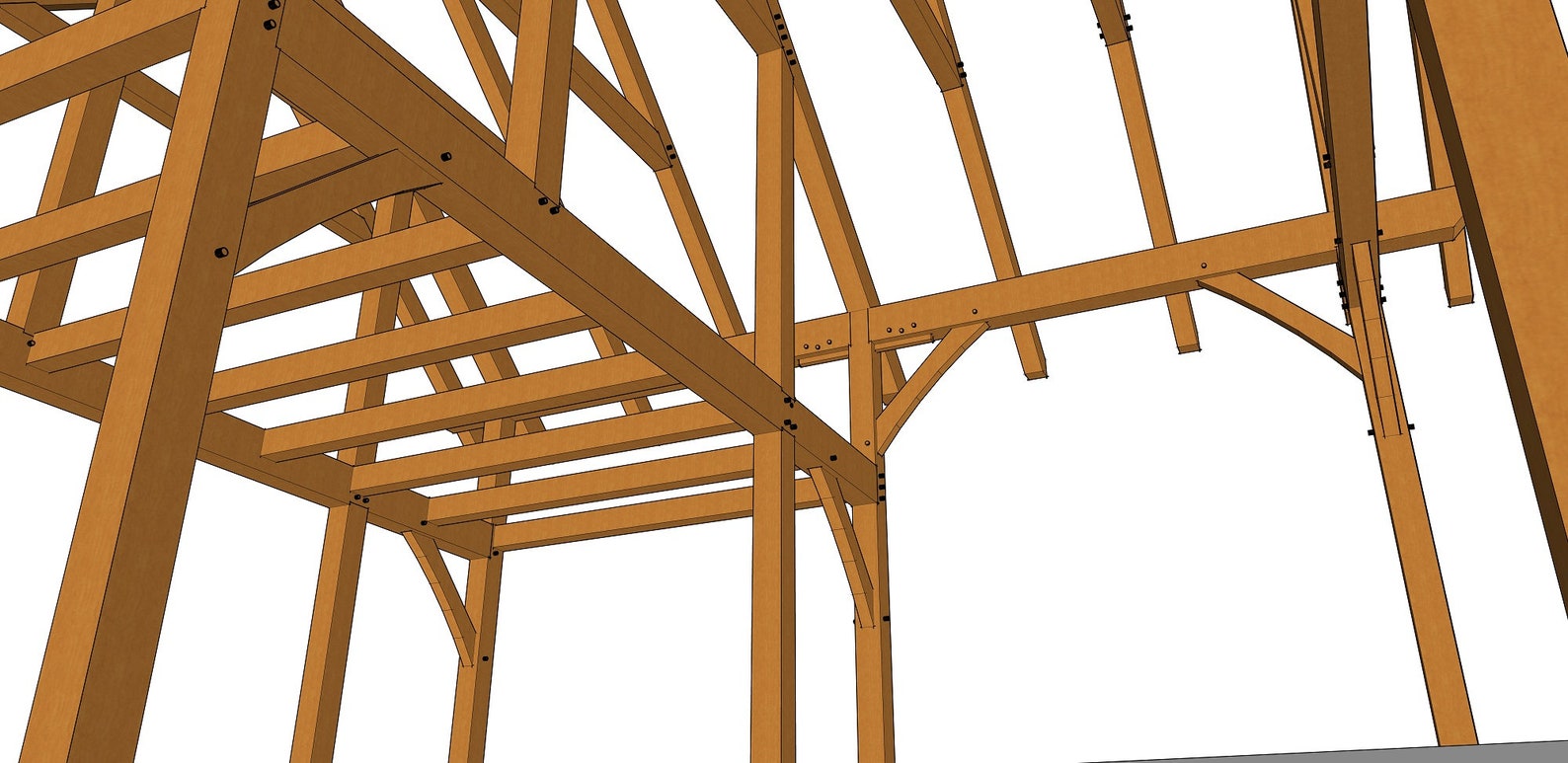 20x24 Timber Frame Plan With Loft - Etsy