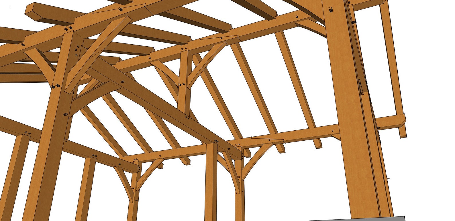 24×24 King Post Plan - Etsy