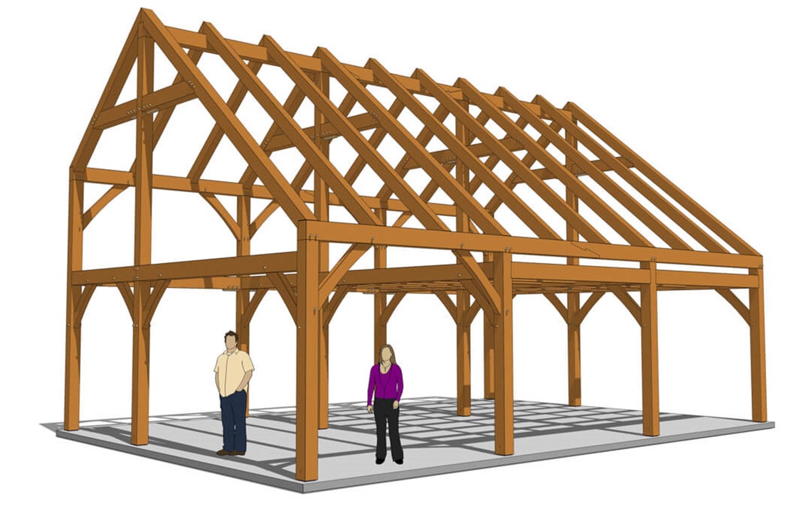 24×36 Saltbox Cabin - Etsy