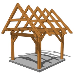 12x12 Timber Frame - Etsy