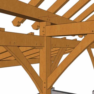 32×28 Timber Frame Monitor Barn - Etsy