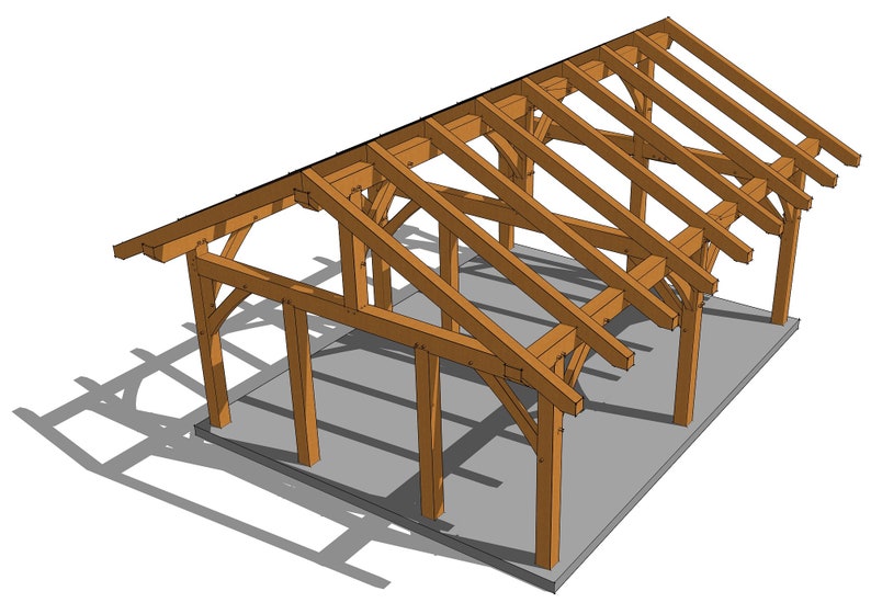 18x24 King Post Plan - Etsy