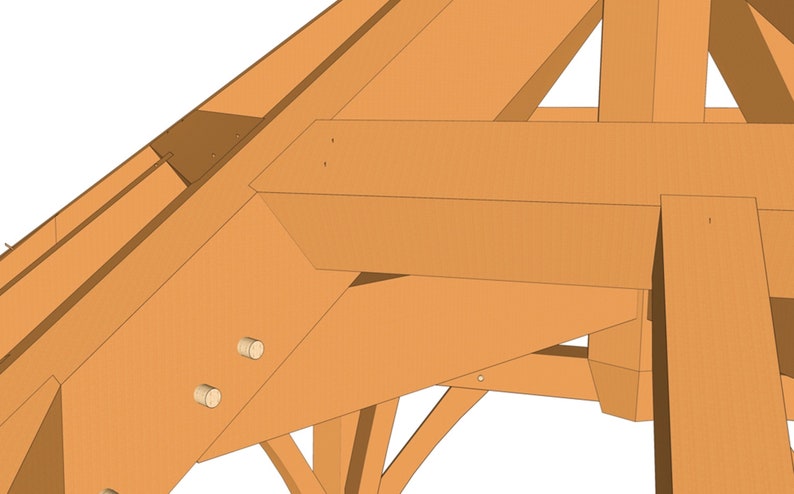 Hexagonal Pergola Plan - Etsy