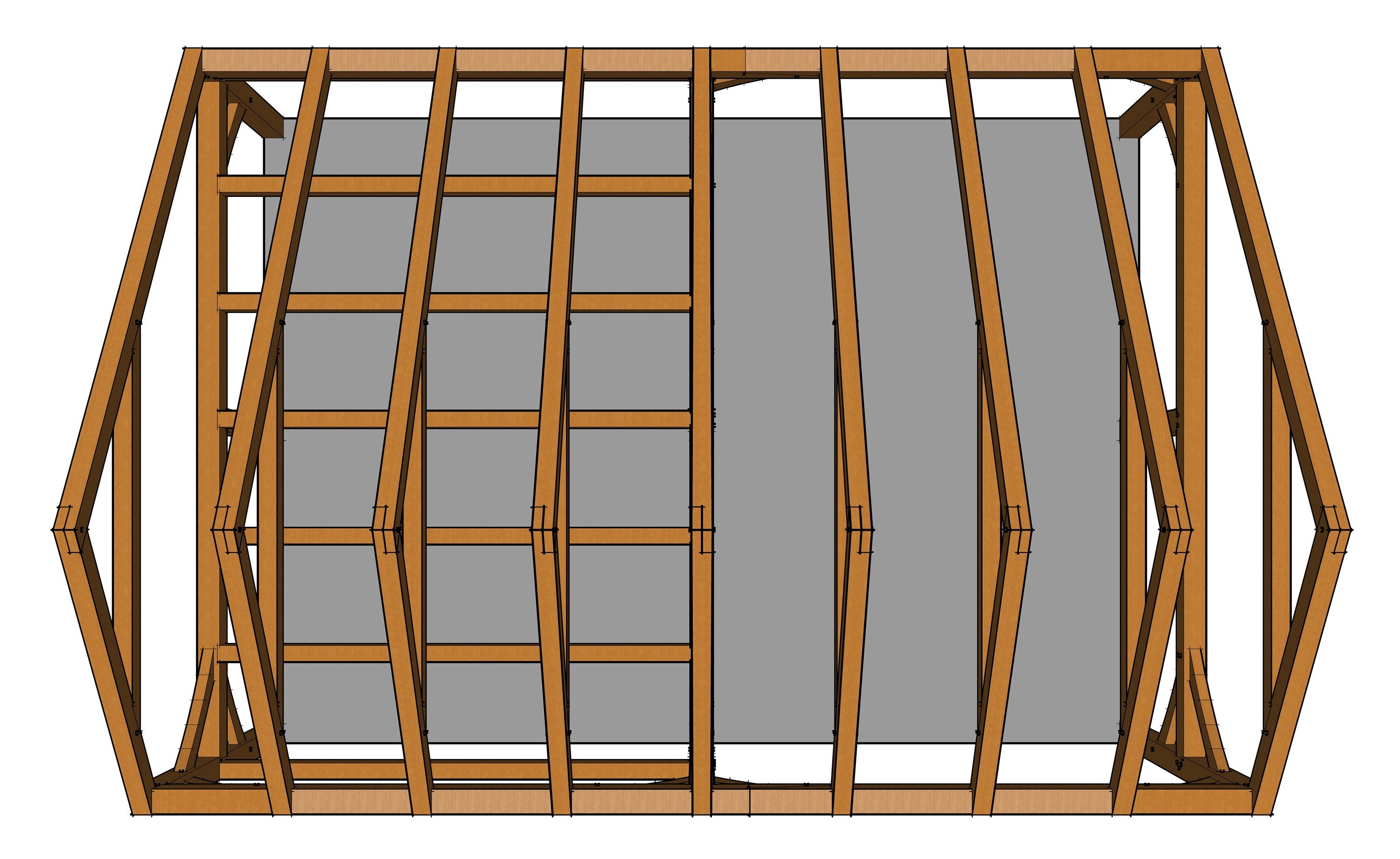 28×20 Saltbox Plan - Etsy