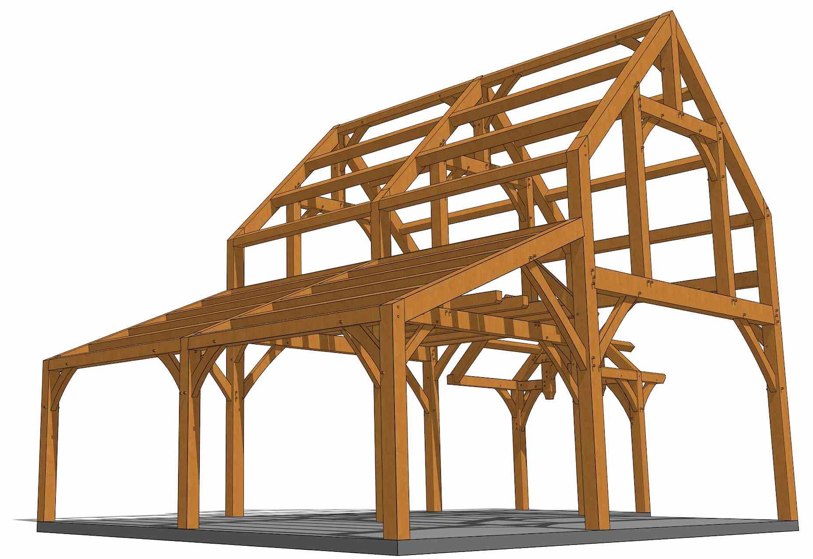 24×30 Timber Frame Cabin - Etsy