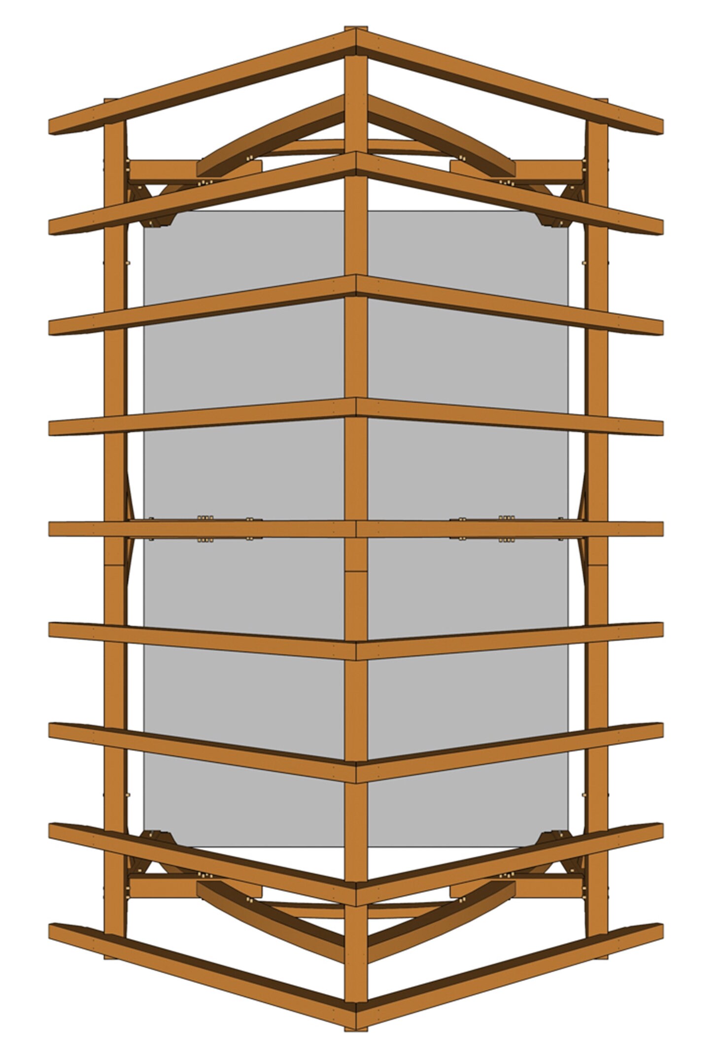 16×24 Cruck Timber Frame - Etsy