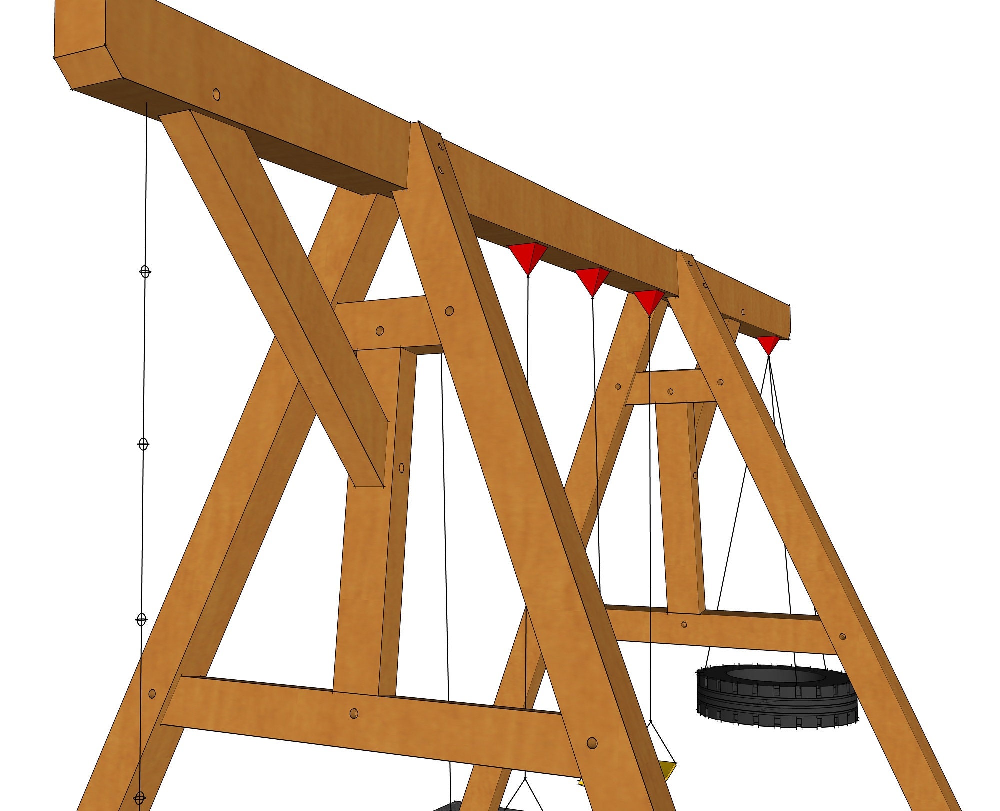 Wooden Swing Set Plan - Etsy