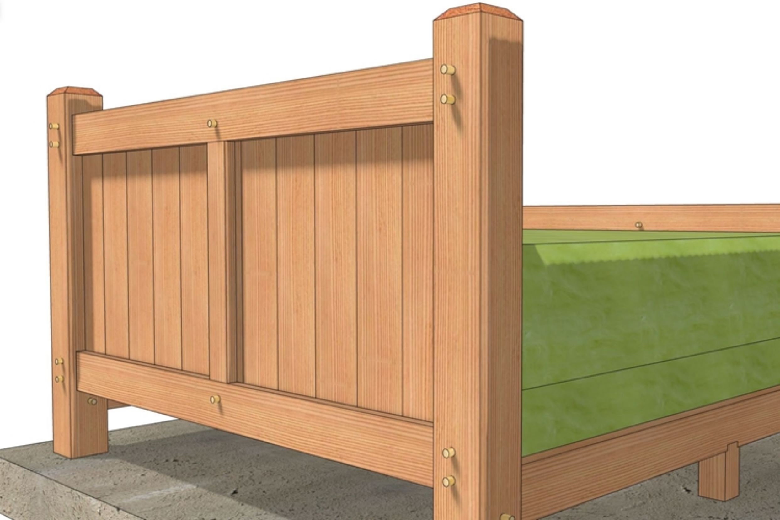 King Size Timber Frame Bed - Etsy
