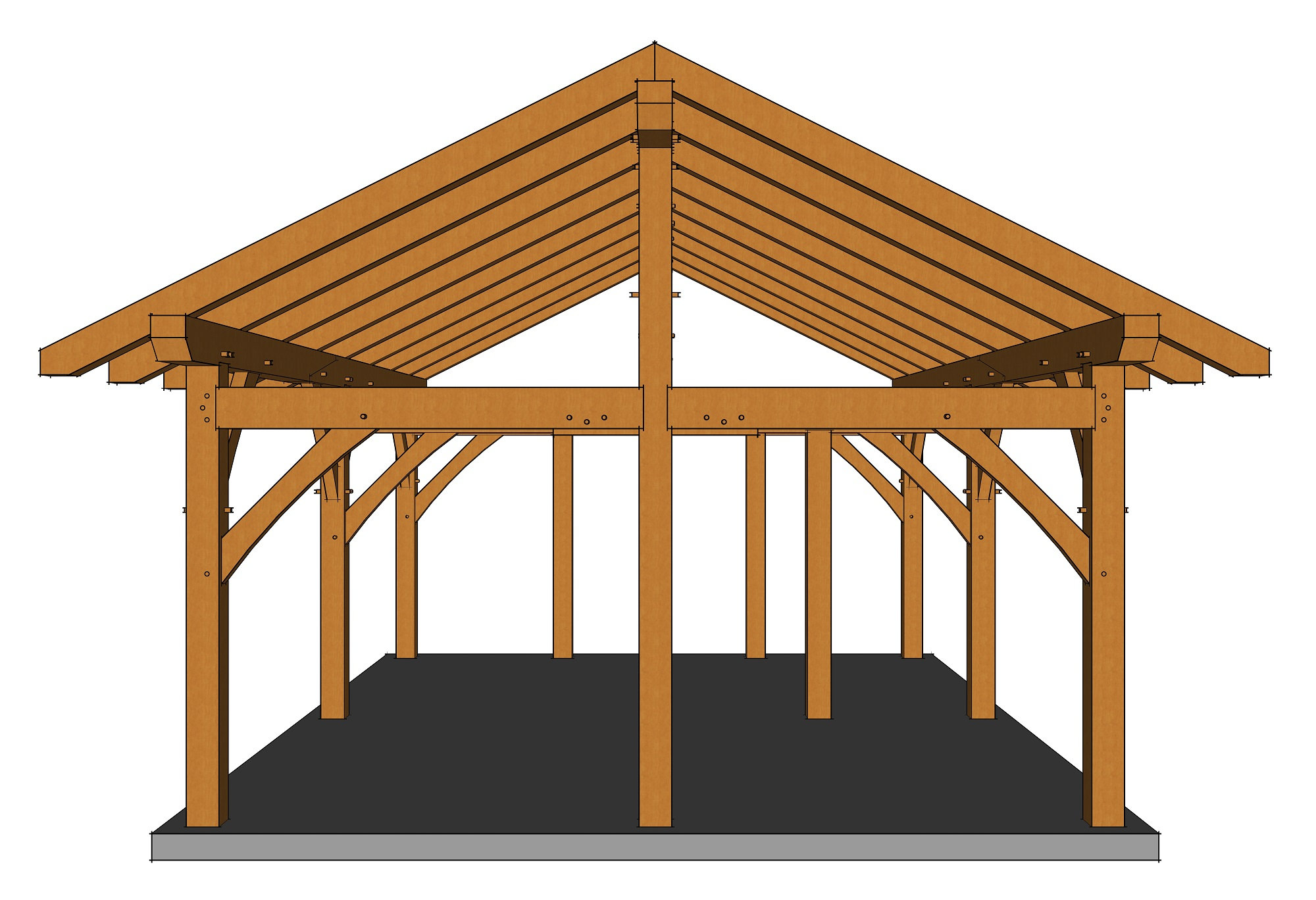 18x24 King Post Plan - Etsy