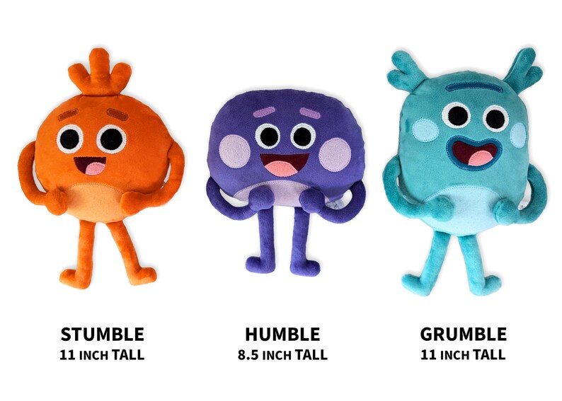 Bumble Nums Plush Toys, Bumble Nums Stuffed Toys, Super Simple Bumble ...
