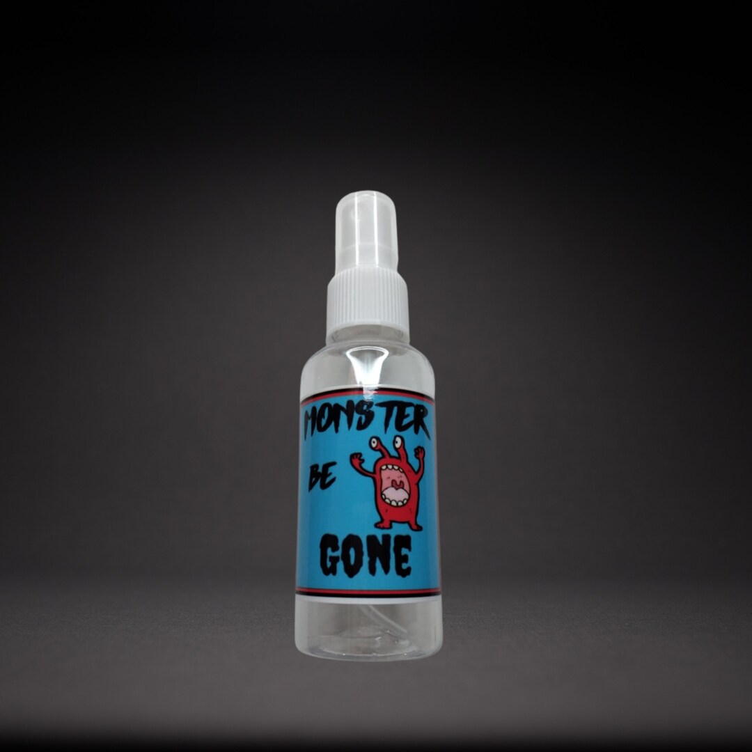 Monster Be Gone L Sticker L Monster Spray Label L Bedtime Spray L ...