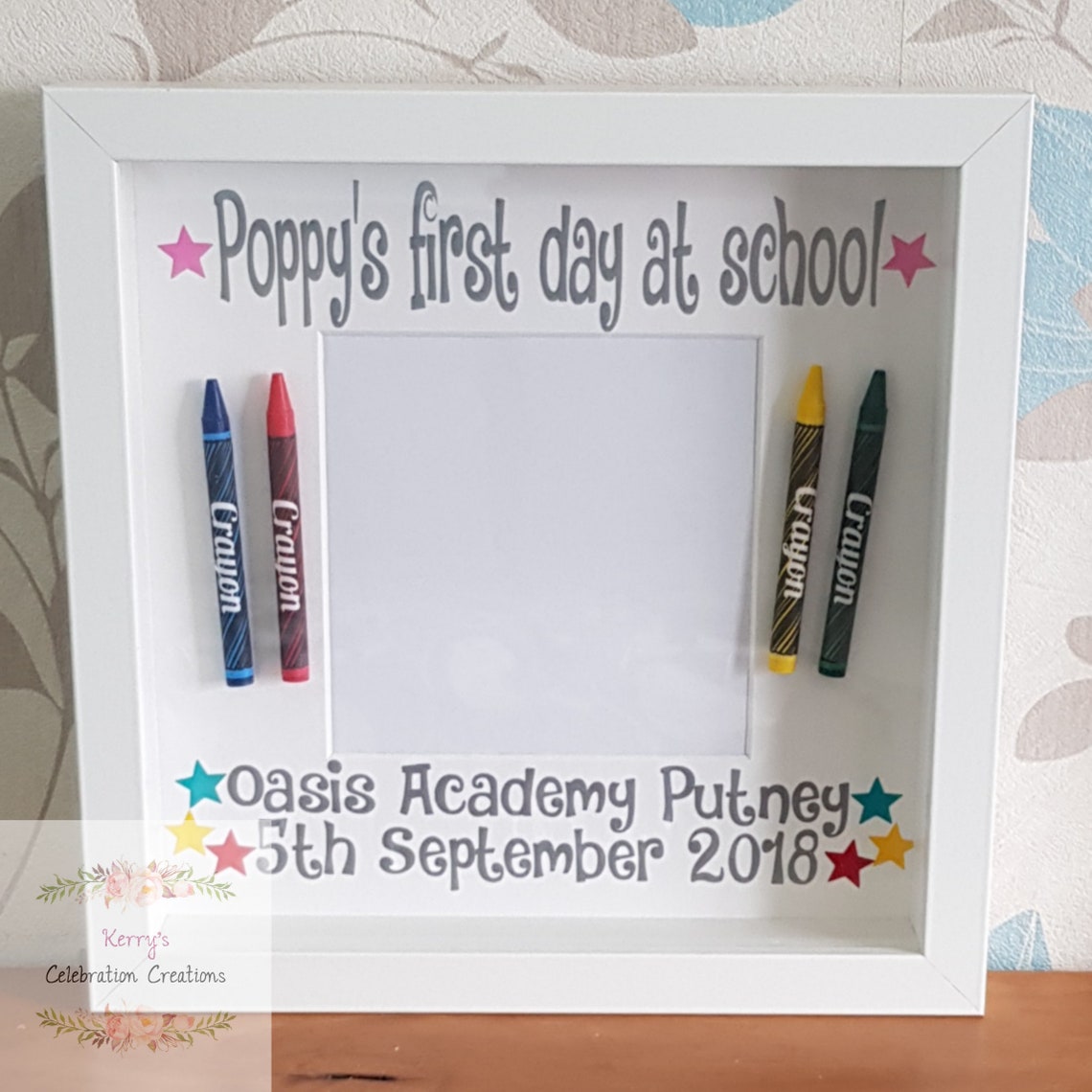 My First Day at School Photo Frame. First Day at School - Etsy