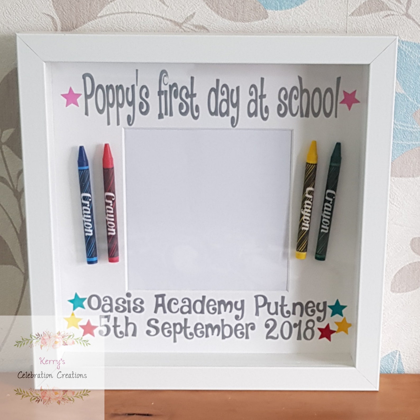 My First Day at School Photo Frame. First Day at School - Etsy