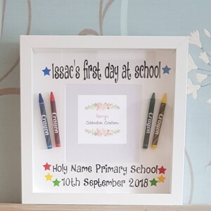 My First Day at School Photo Frame. First Day at School - Etsy