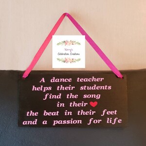 Dance Teacher Gift, Dance Studio Gift, Dance Academy Gift, Thank You ...