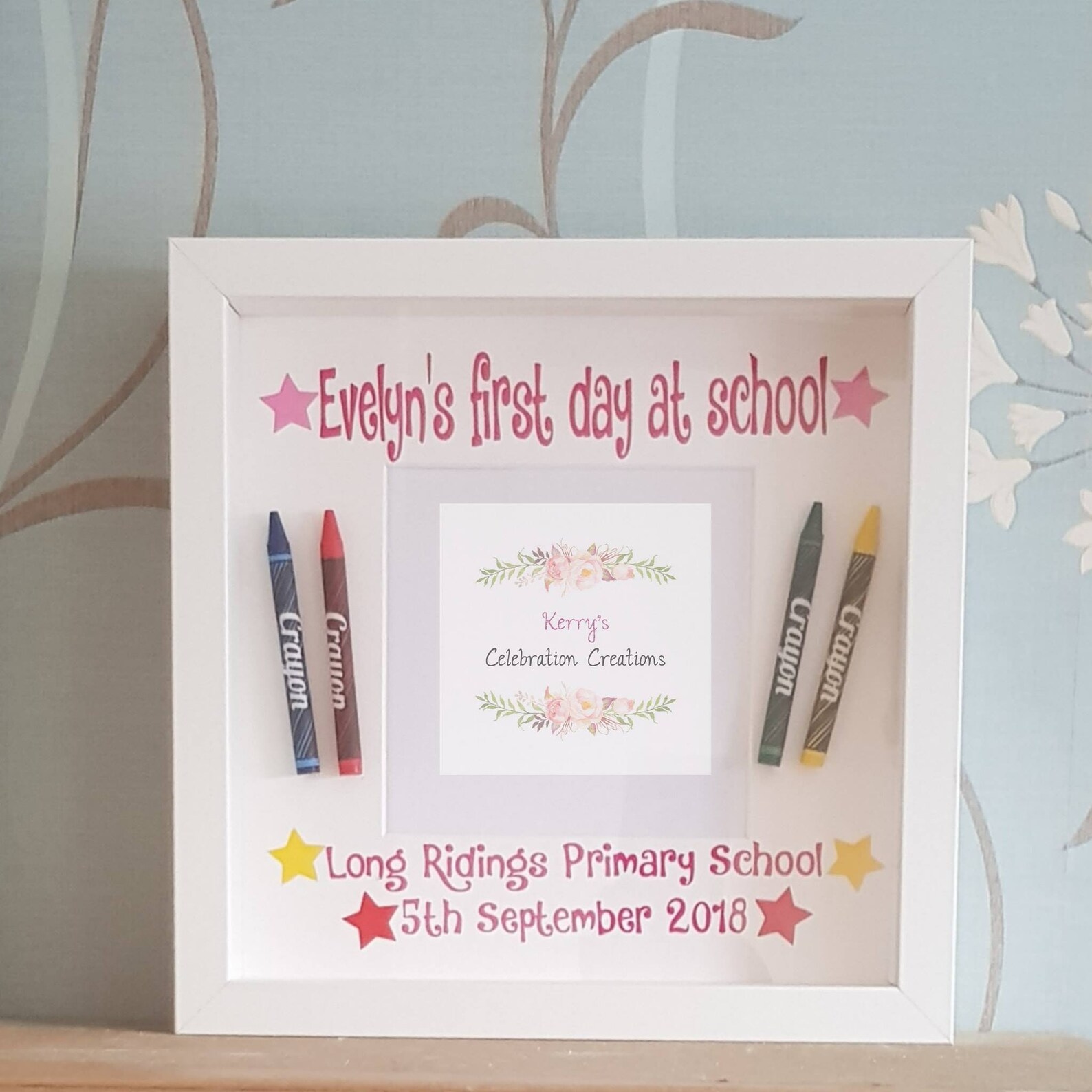 My First Day at School Photo Frame. First Day at School - Etsy