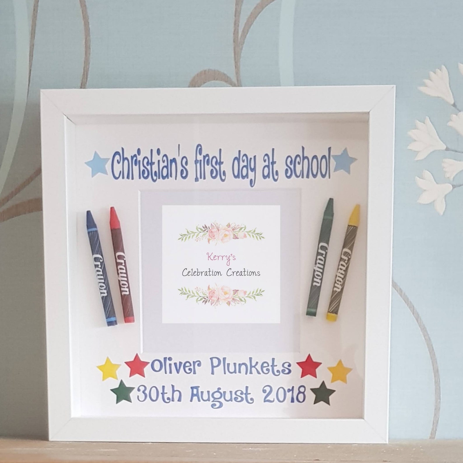 My First Day at School Photo Frame. First Day at School - Etsy
