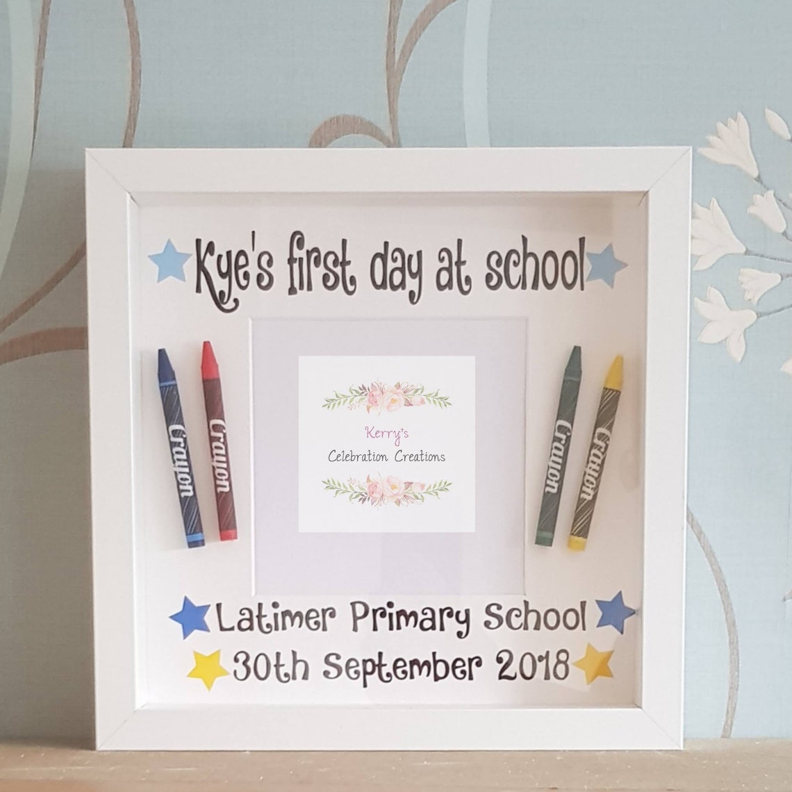 My First Day at School Photo Frame. First Day at School - Etsy