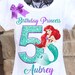 Disney Princess Family Birthday Shirts Disney Princesses - Etsy