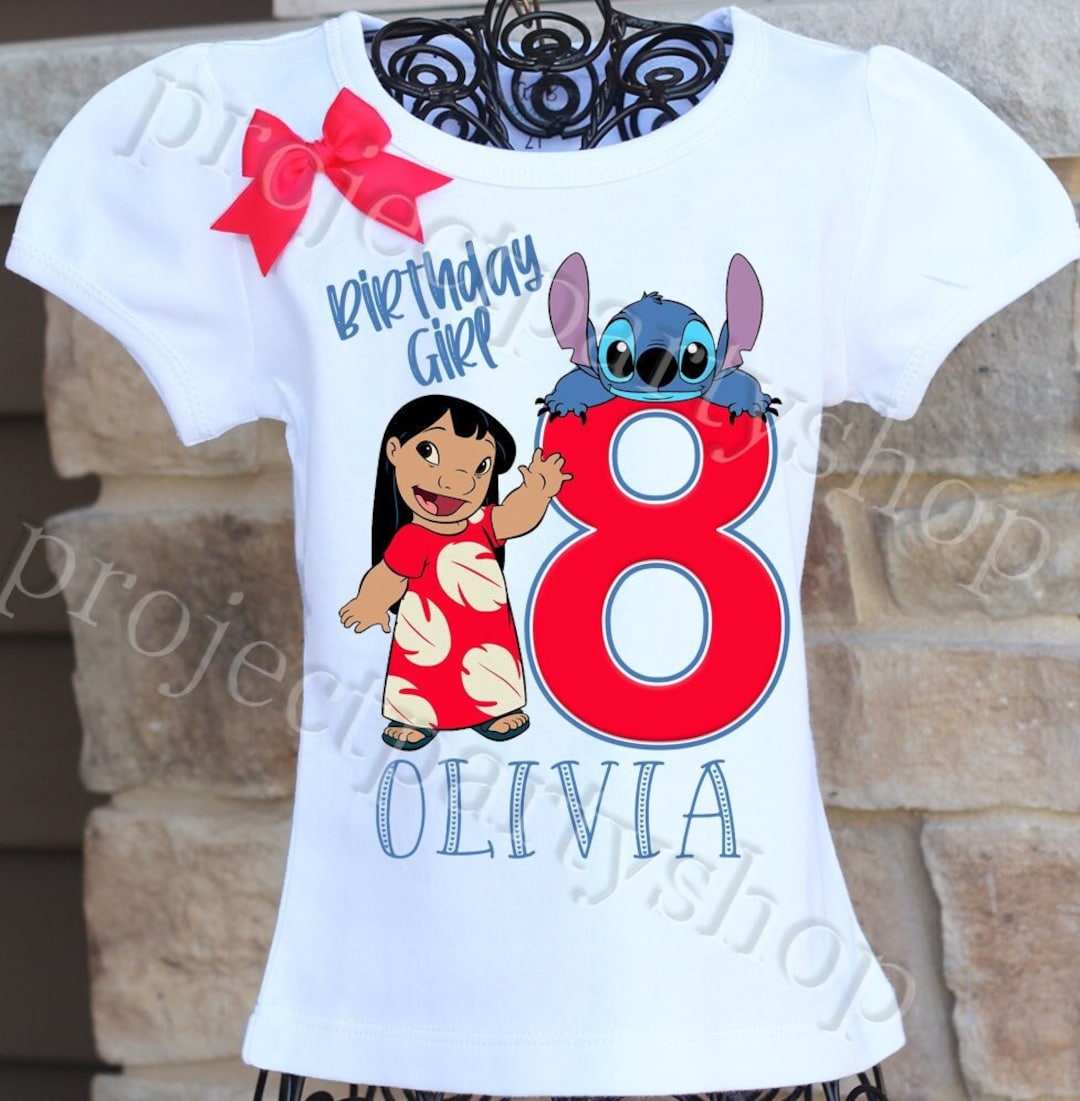 Lilo and Stitch Birthday Shirt, Stitch Birthday Shirt, Stitch Birthday ...