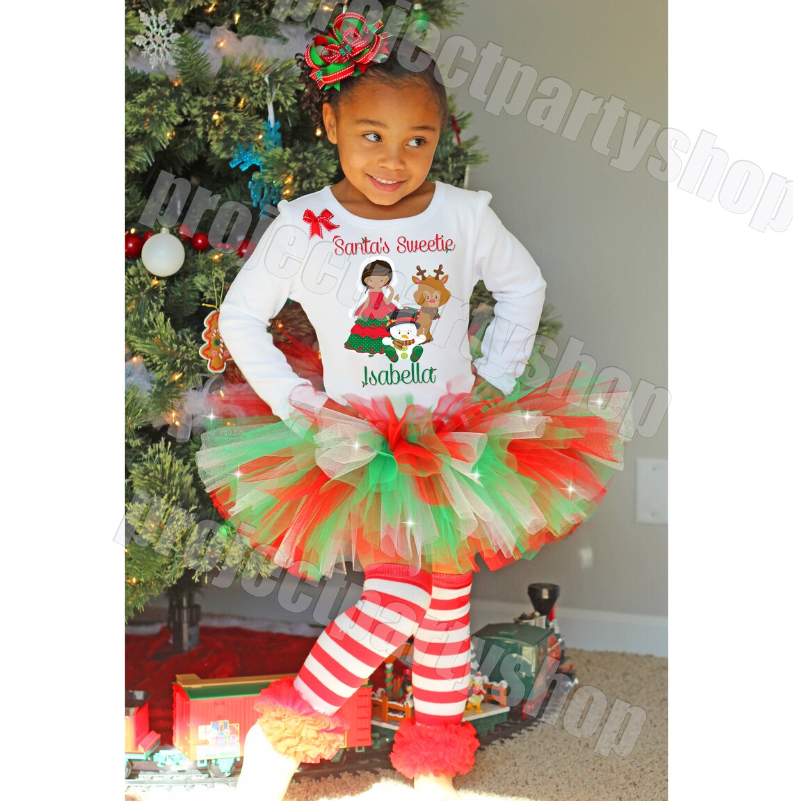 Girls Christmas Tutu Outfit Matching Christmas Outfits - Etsy