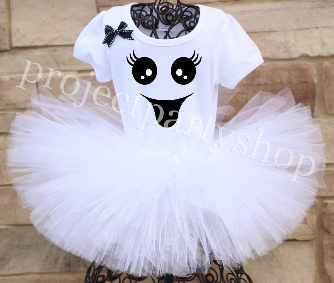 Ghost Halloween Costume, Ghost Tutu Outfit, Baby Ghost Costume ...