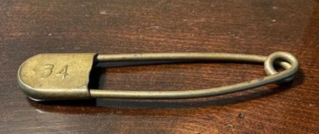 Vintage Military Laundry Safety Pin #34 - Etsy