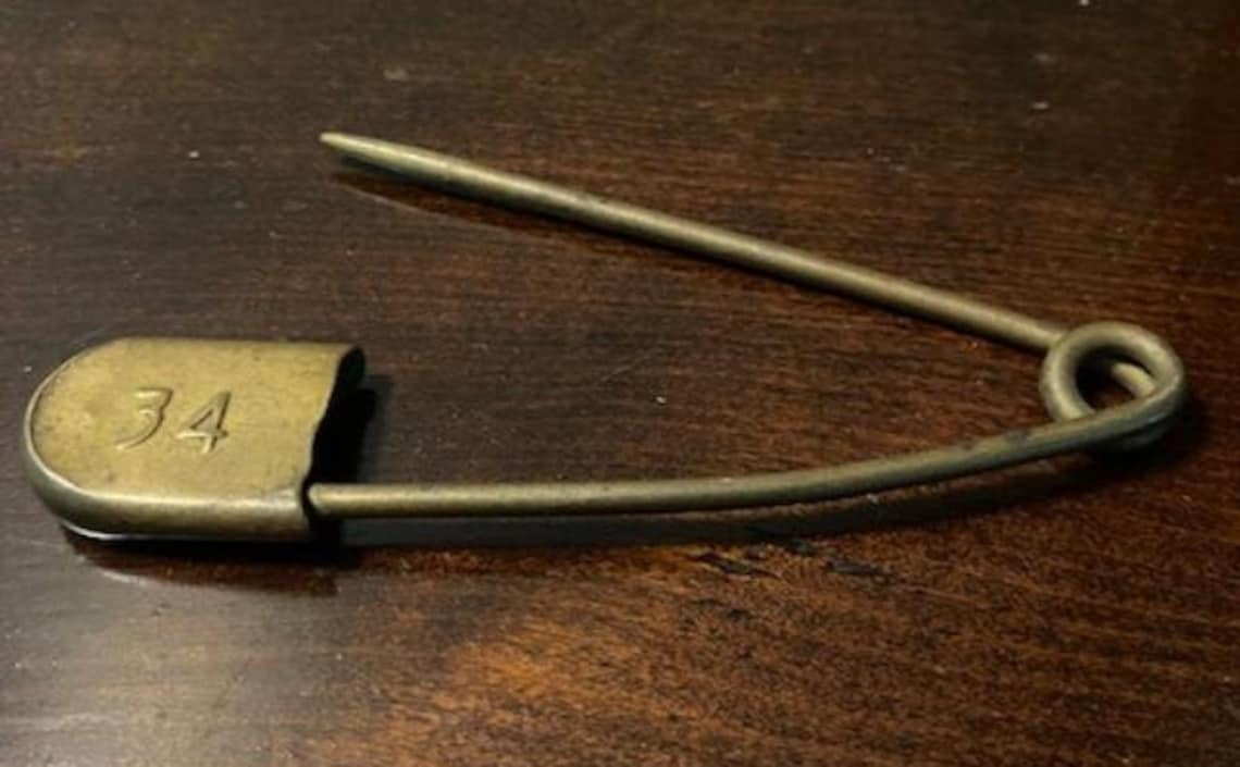 Vintage Military Laundry Safety Pin 34 - Etsy