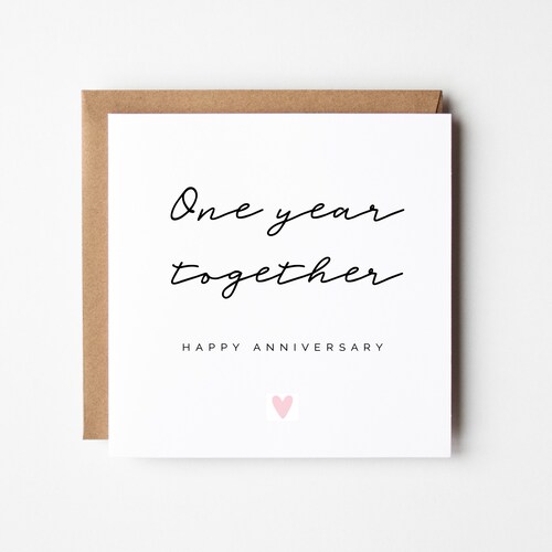 Funny 1st Anniversary Card Happy 365 Days Card First - Etsy Ireland