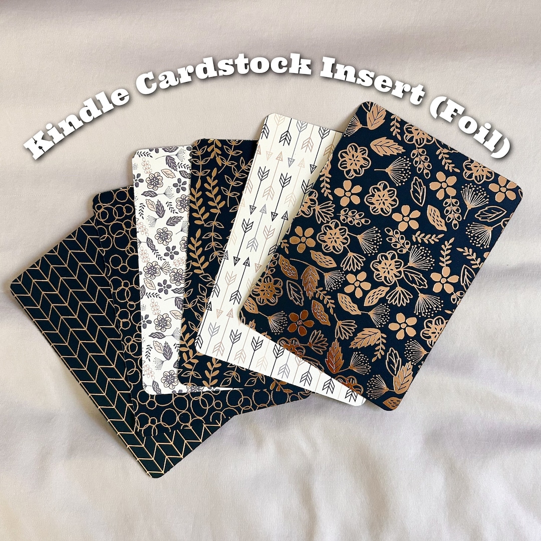 Kindle Cardstock Insert (foil) | Paperwhite | Limited Quantity - Etsy