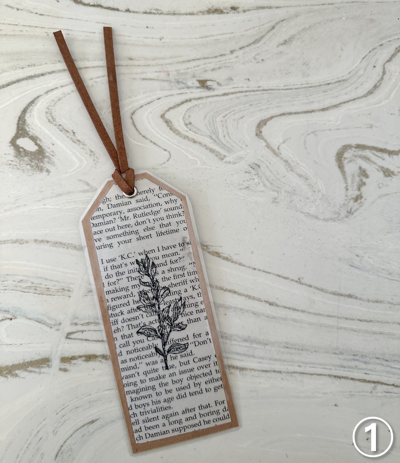 Stamped Vintage Bookmarks, Recycled From Old Books (REJECTS) - Etsy