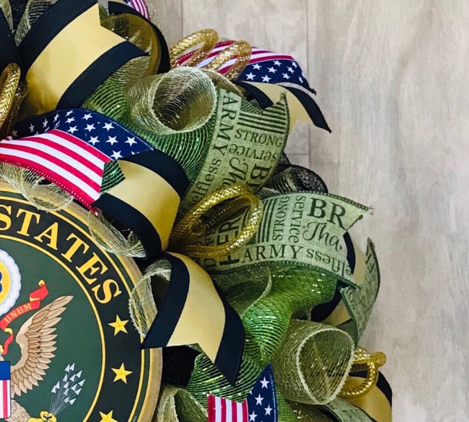 Army Wreath US Army Military Wreath Veterans Day Military - Etsy